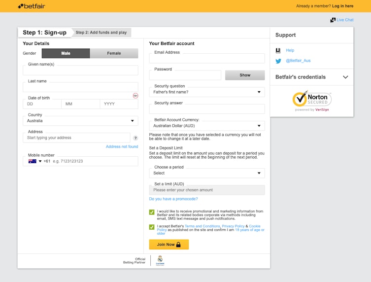 Betfair Australia » A Review by My Betting Sites (Oct 2025)