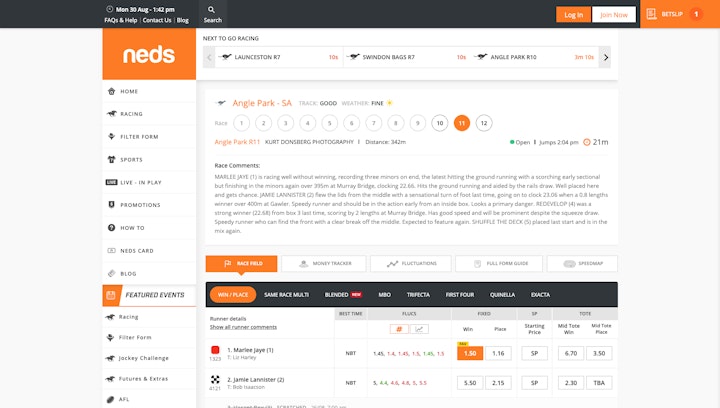 Neds Australia (Pros & Cons) » Betting & App Review (Apr 2024)
