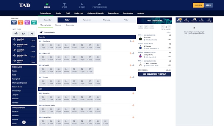 TAB NZ » Bet Now | Racing & Sports Betting Sites